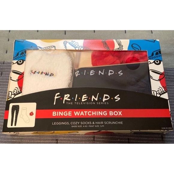 Other | Friends Tv Series Binge Watching Box Leggings Cozy Socks Hair ...